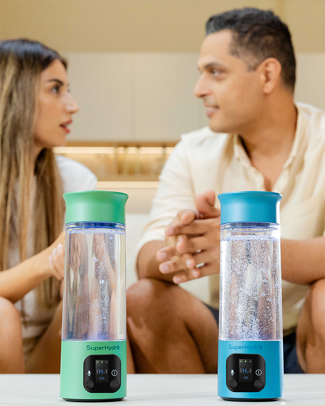 H2 Boost Hydrogen Water Bottle | Stay Hydrated On The Go – Superhydro®